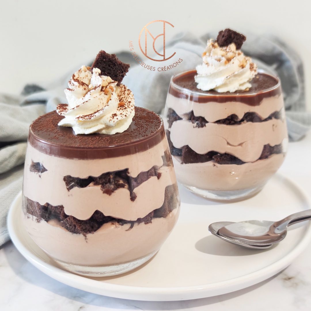 Verrine choco-noisette - Mes Délicieuses Créations