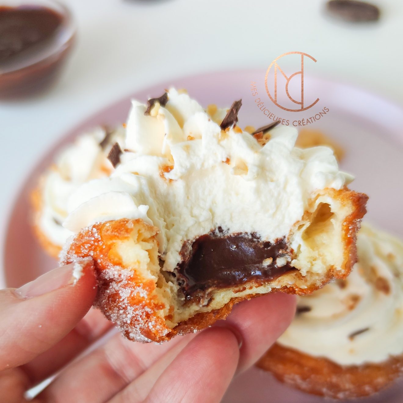 Churros cups à la pâte à tartiner - Mes Délicieuses Créations