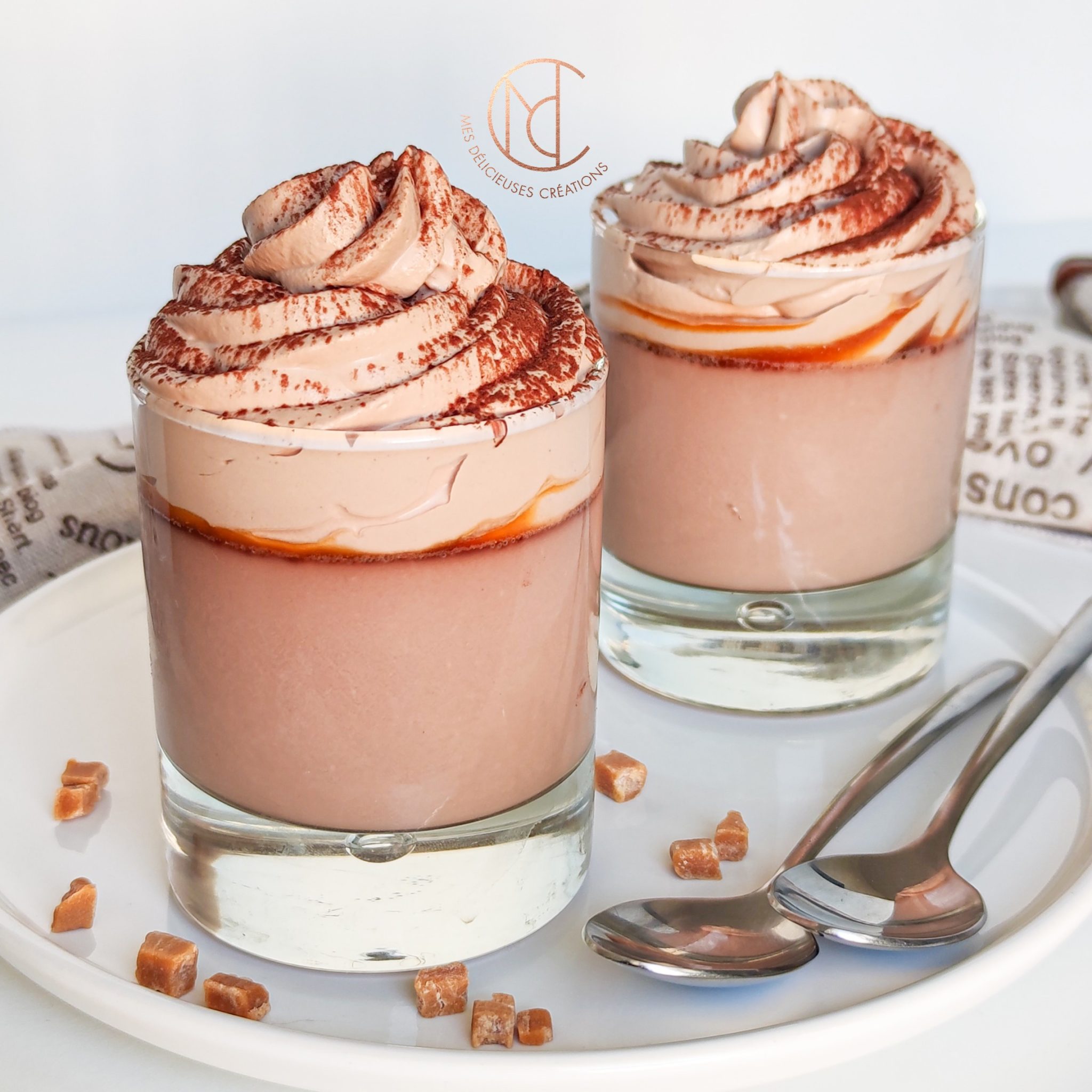 Crème choco caramel - Mes Délicieuses Créations