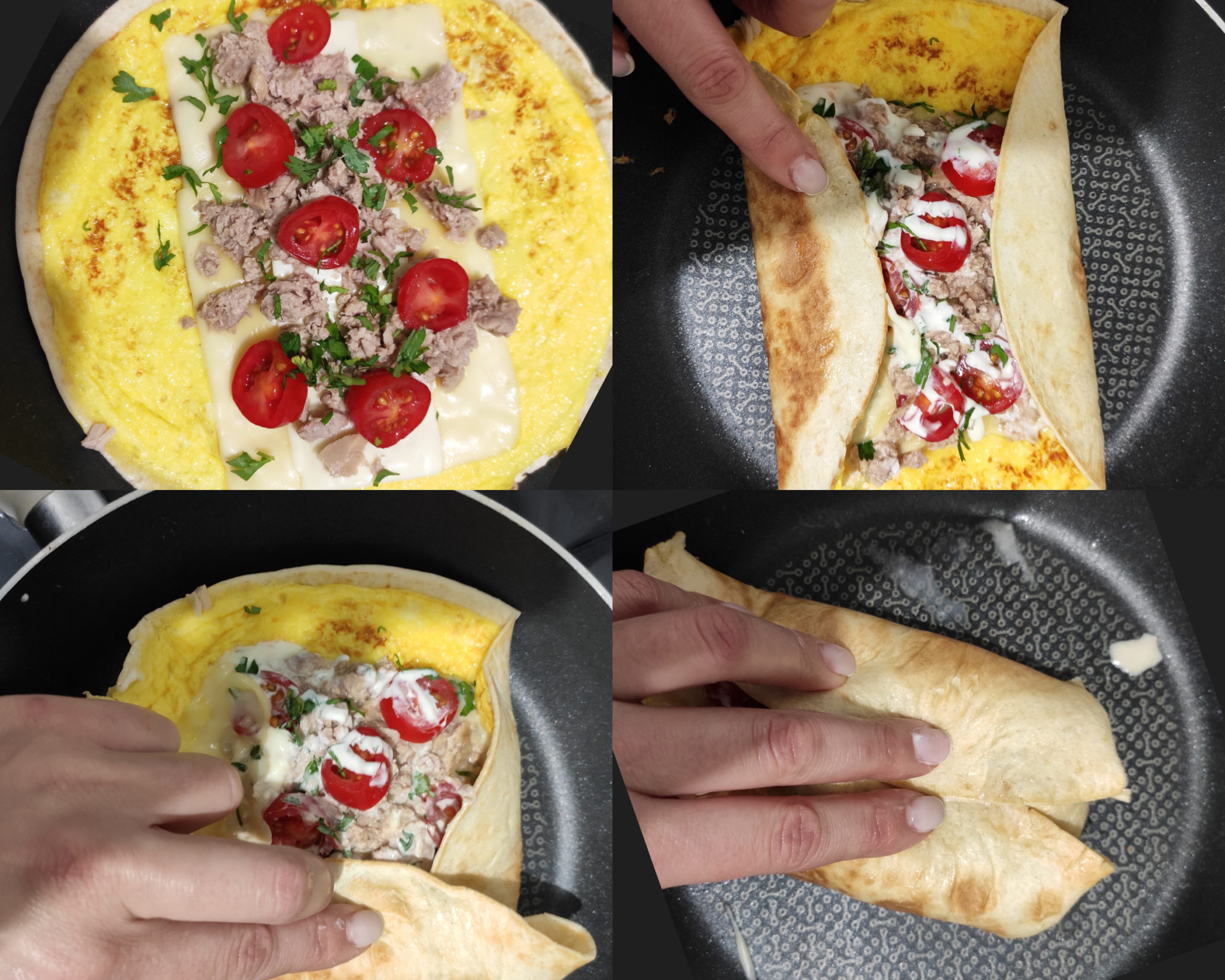 Tacos omelette : une recette originale - Mes Délicieuses Créations