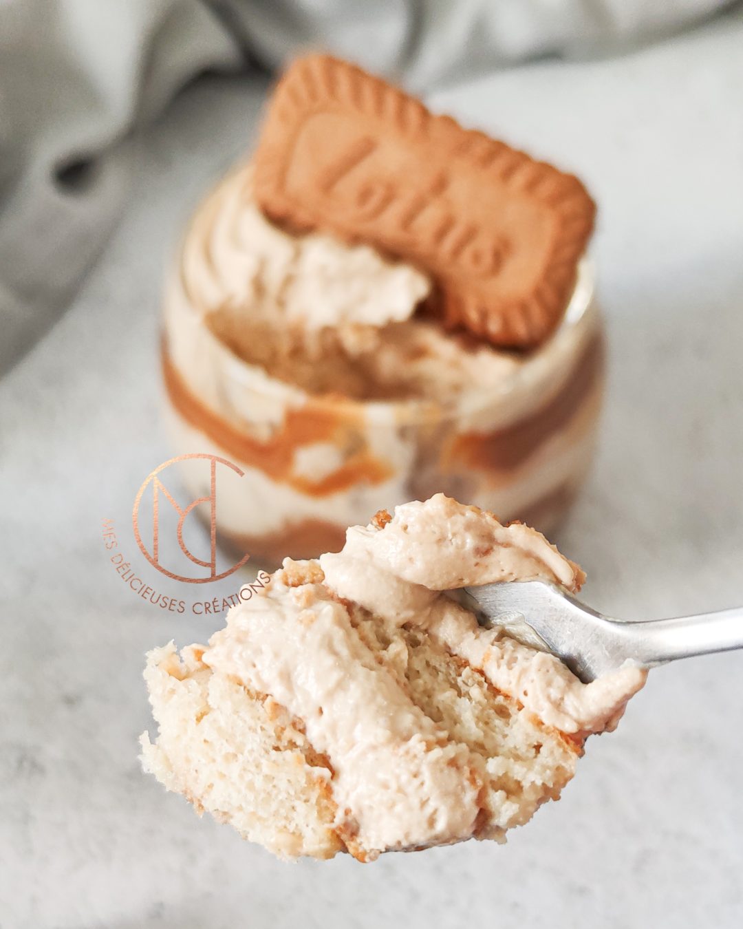 Verrine mousse Spéculoos - Mes Délicieuses Créations