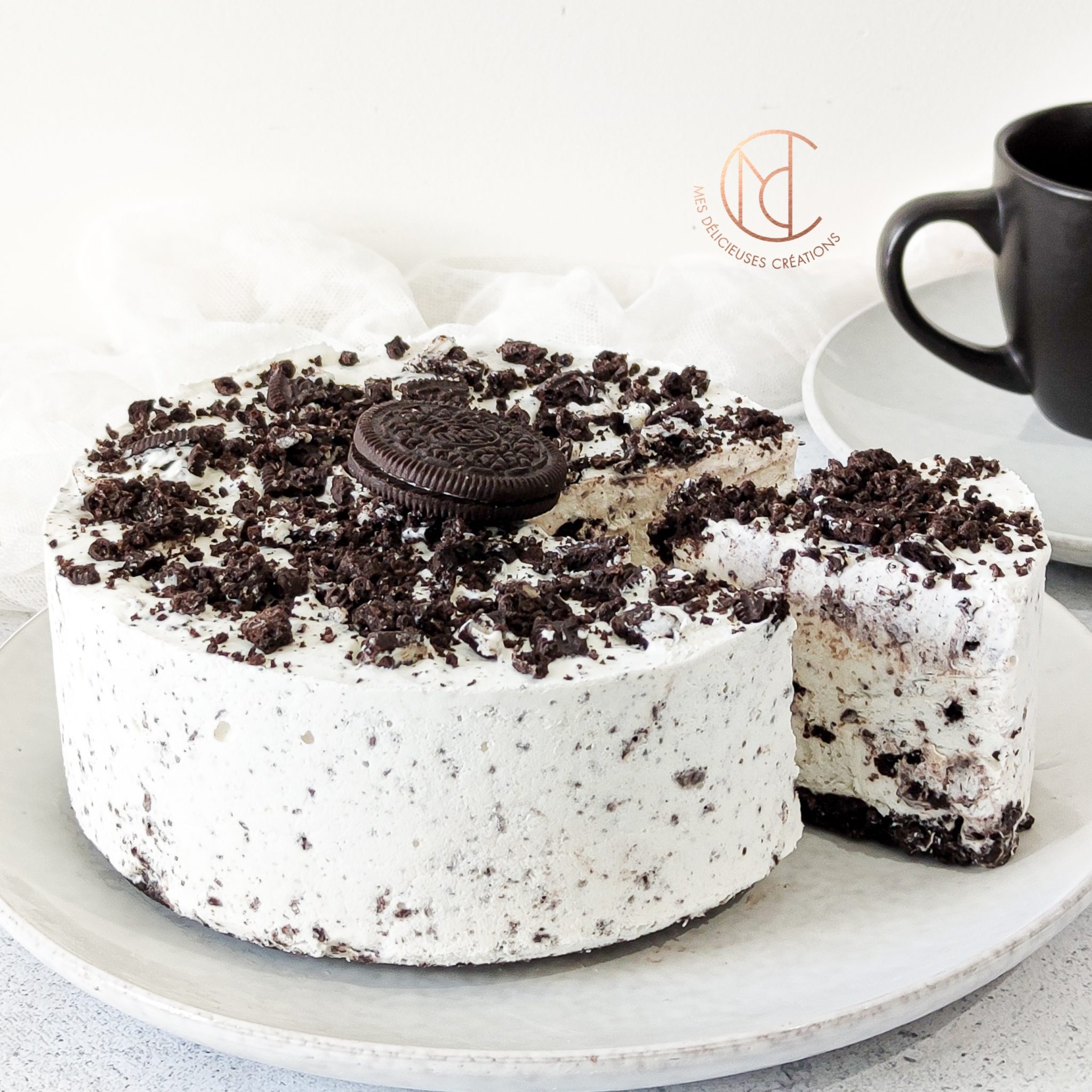 Gâteau glacé biscuits Oreo - Mes Délicieuses Créations