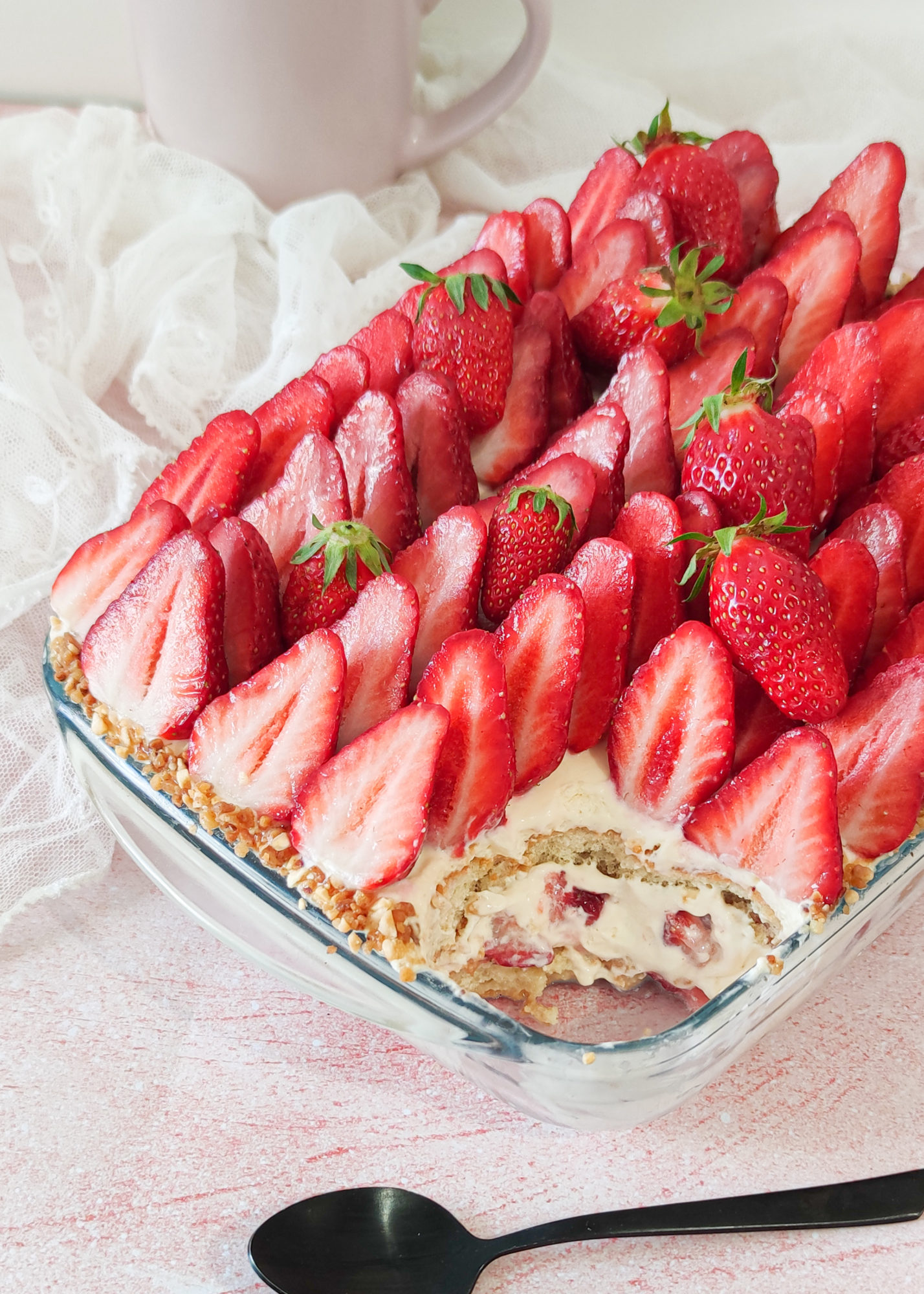 Tiramisu fraise : délice d'été - Mes Délicieuses Créations