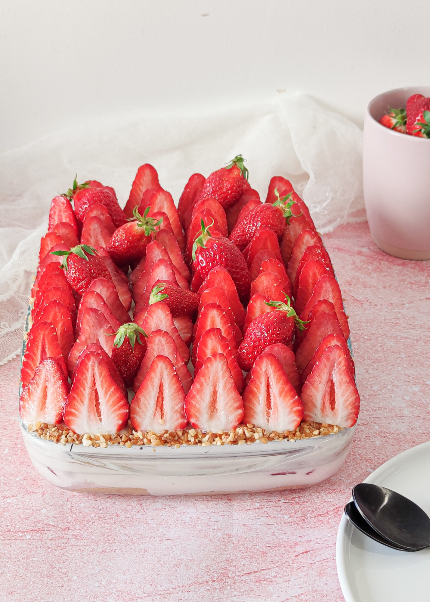Tiramisu fraise : délice d'été - Mes Délicieuses Créations