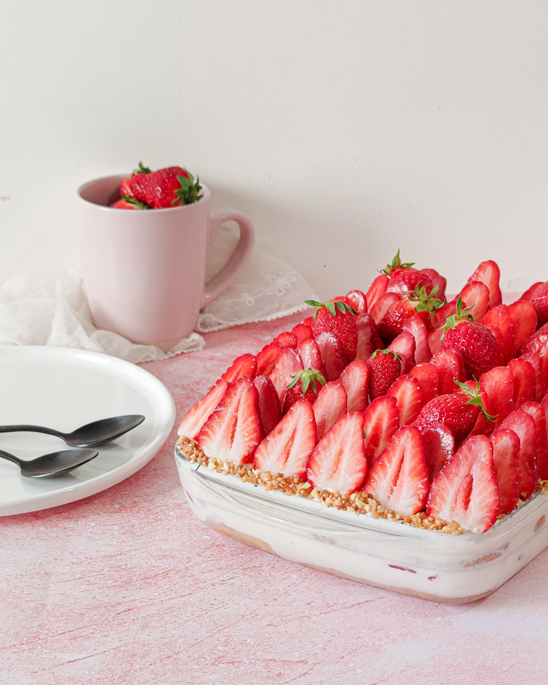 Tiramisu fraise : délice d'été - Mes Délicieuses Créations