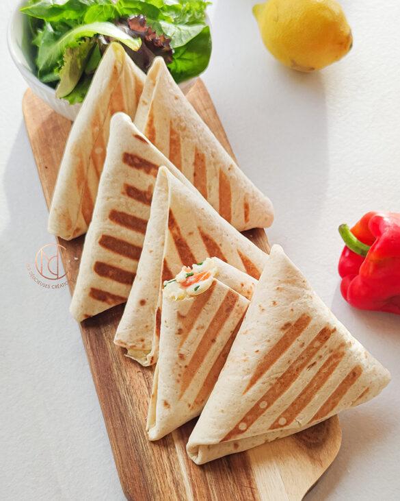 French tacos au saumon - Mes Délicieuses Créations