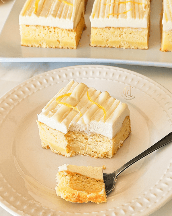 Moelleux mousse citron - Mes Délicieuses Créations