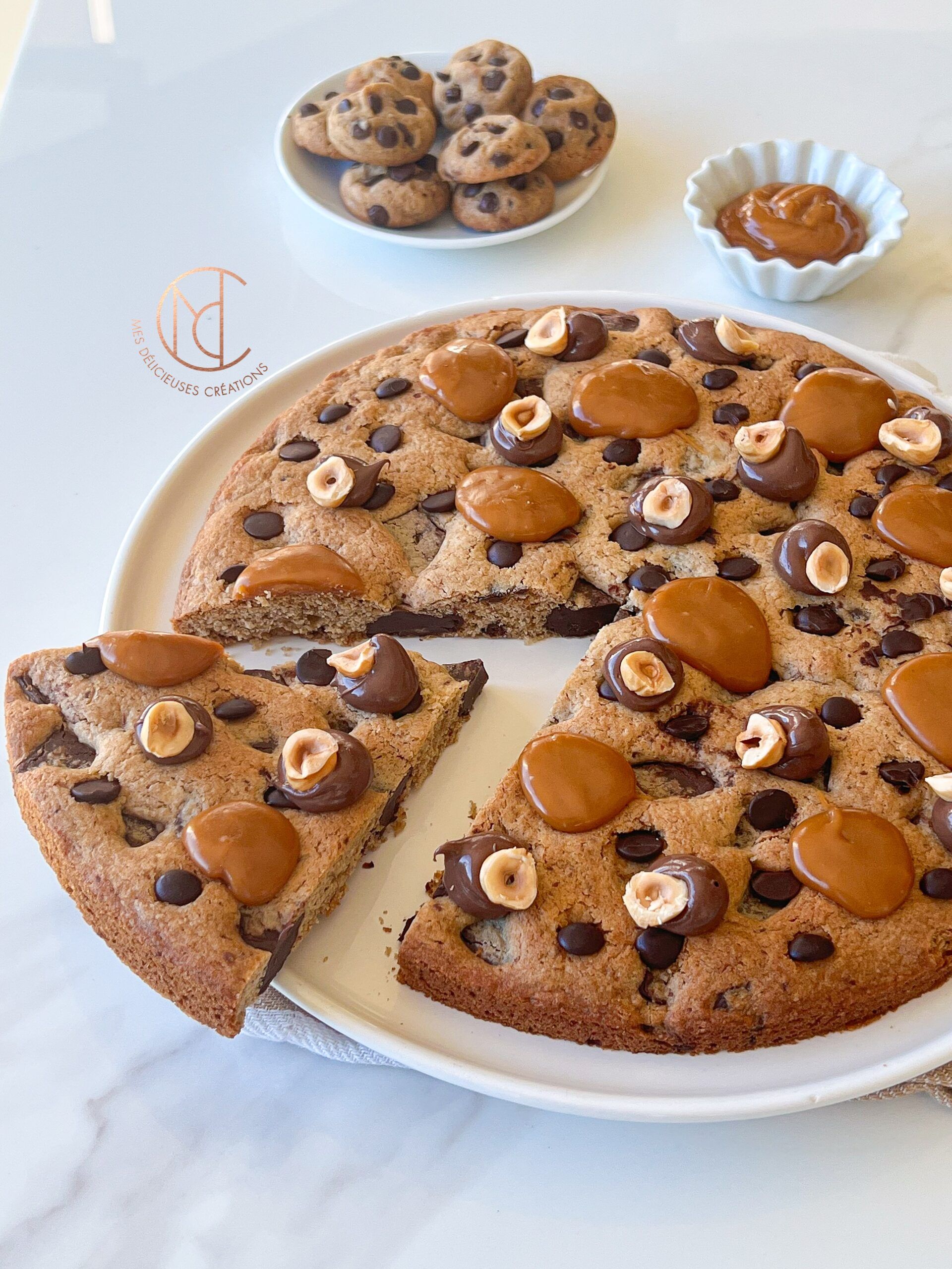 Cookie géant noisette - Mes Délicieuses Créations